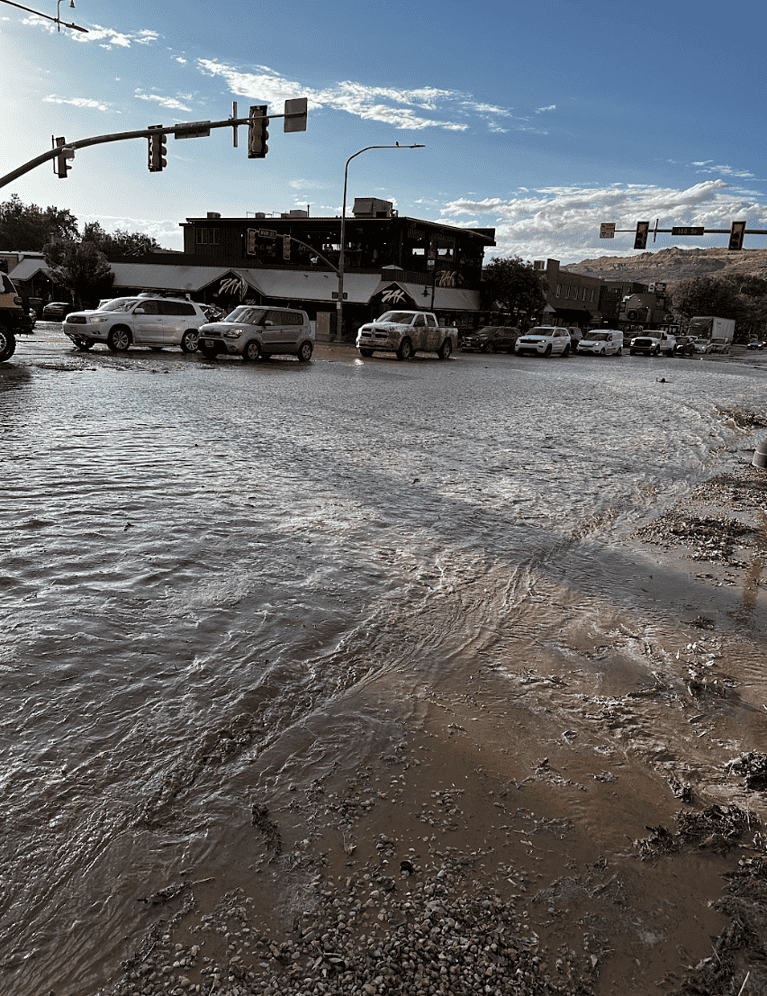 Flash floods hit Moab, disrupt repairs from previous flood - Moab Sun News