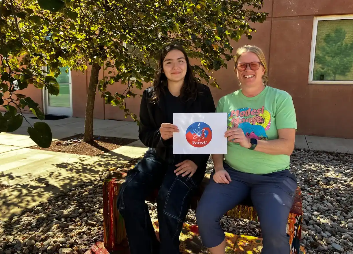 2024 ‘I Voted’ sticker designed by student - Moab Sun News